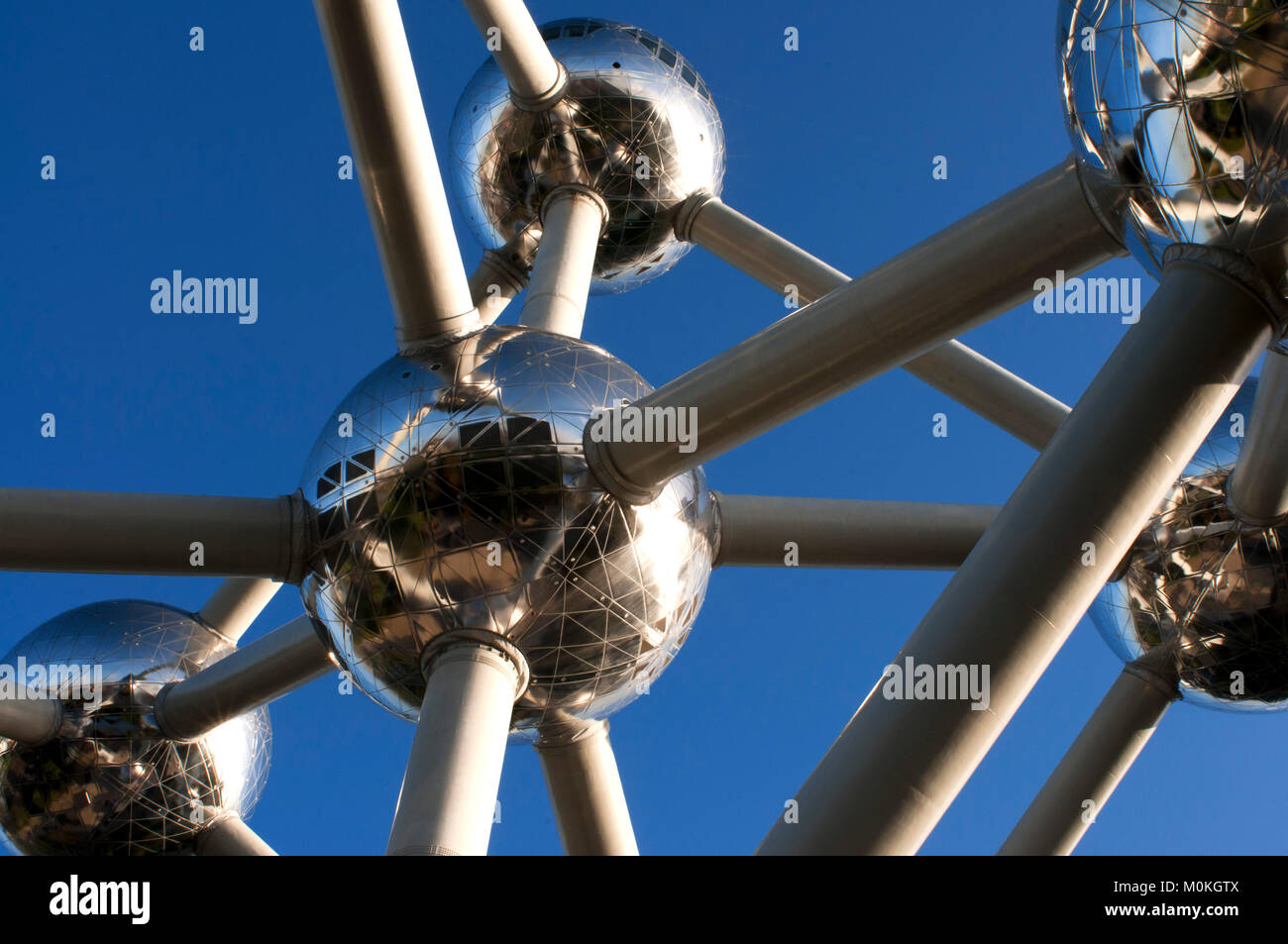 The Atomium monument designed by André Waterkeyn, Brussels, Belgium ...