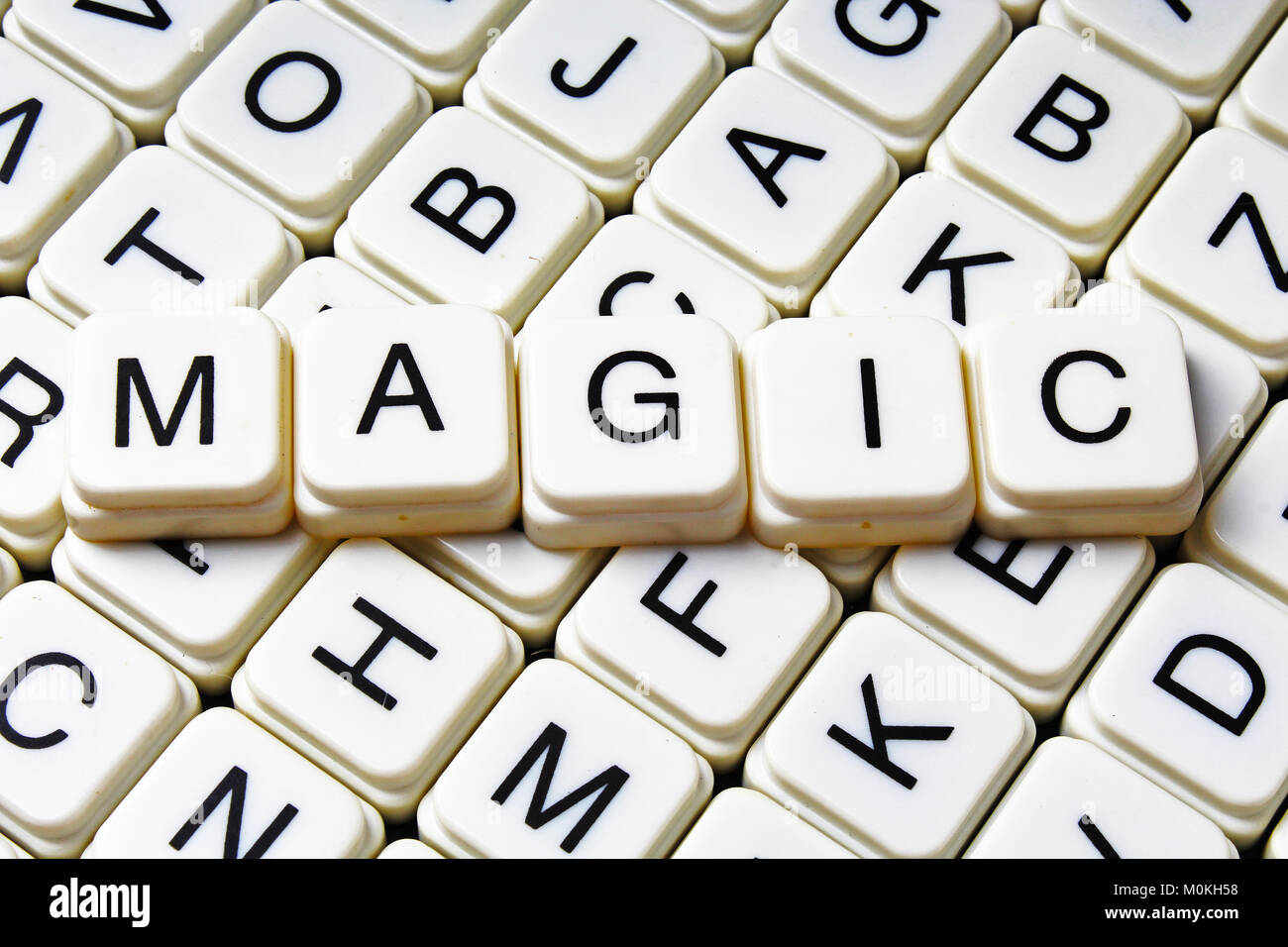 Magic text word crossword title caption label cover background ...