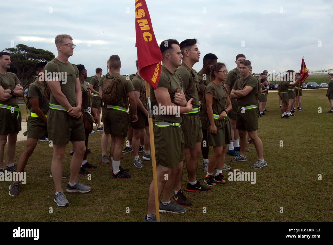 Marines with Marine Air Support Squadron 2, Marine Air Control Group 18 ...
