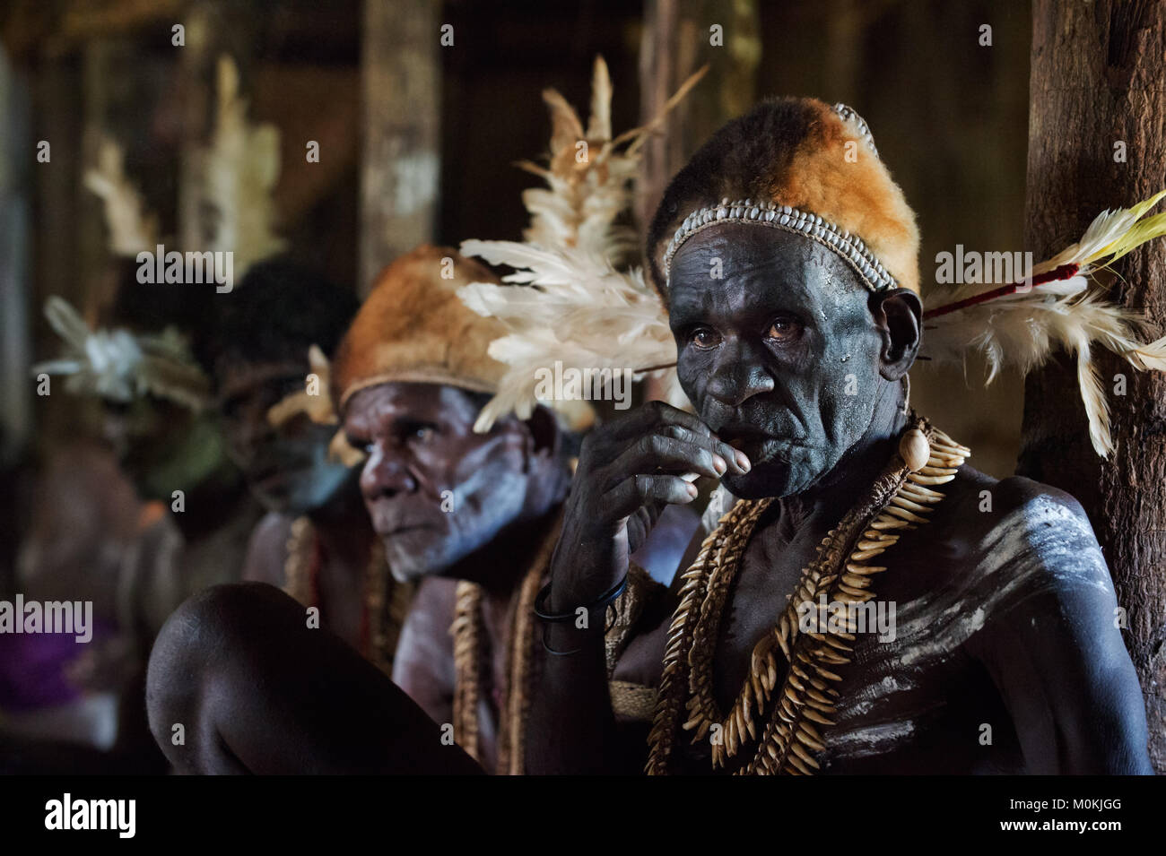 JOW VILLAGE, ASMAT DISTRICT, NEW GUINEA, INDONESIA - JUNE 28 ...