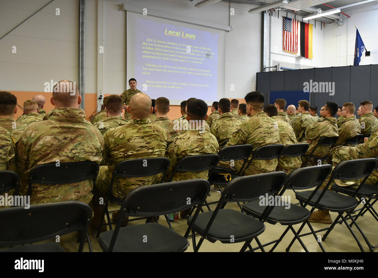 U.S. Soldiers with 2nd Squadron, 2d Cavalry Regiment receive a lesson ...