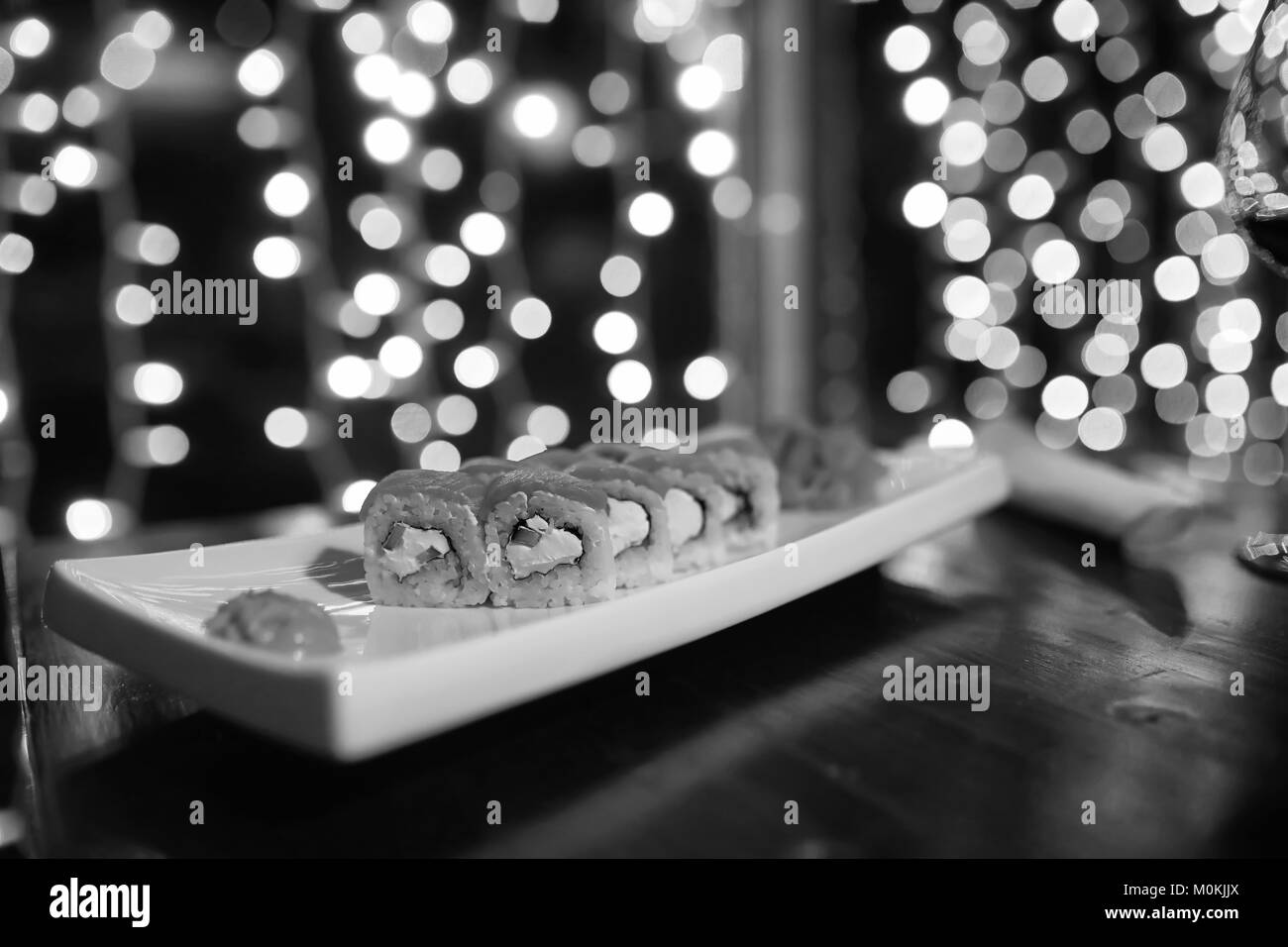 Objects in the cafe on the table Stock Photo - Alamy