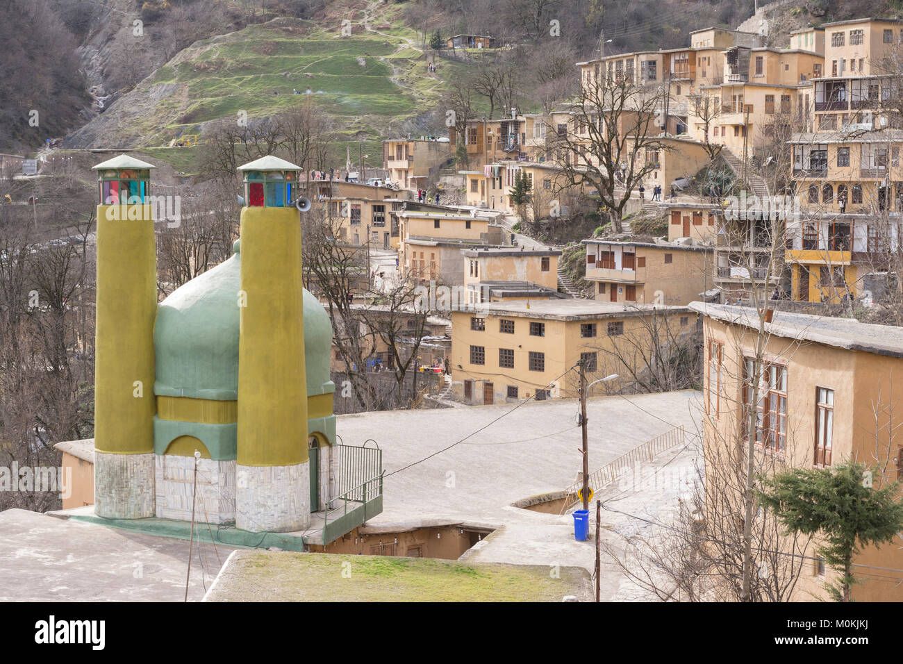Masuleh, IRAN - December 22, 2017 mountain village of Masouleh Gilan ...
