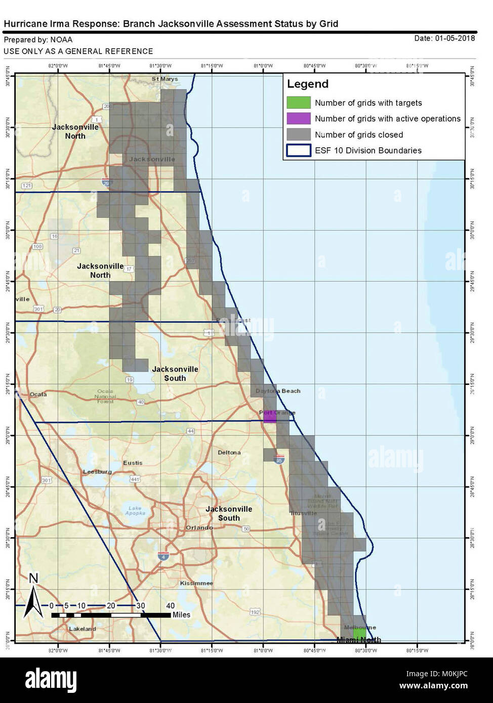 Hurricane Irma disaster relief agency map Stock Photo - Alamy
