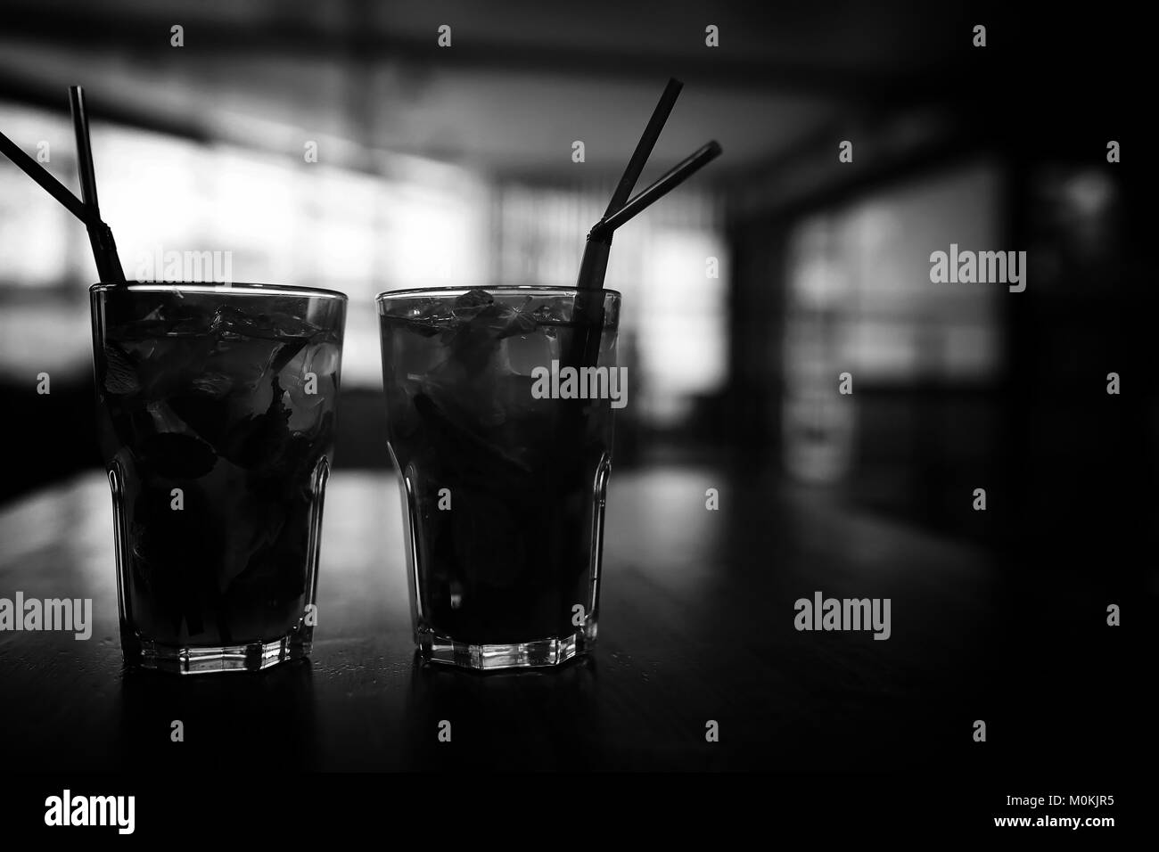 A table in a cafe objects Stock Photo - Alamy