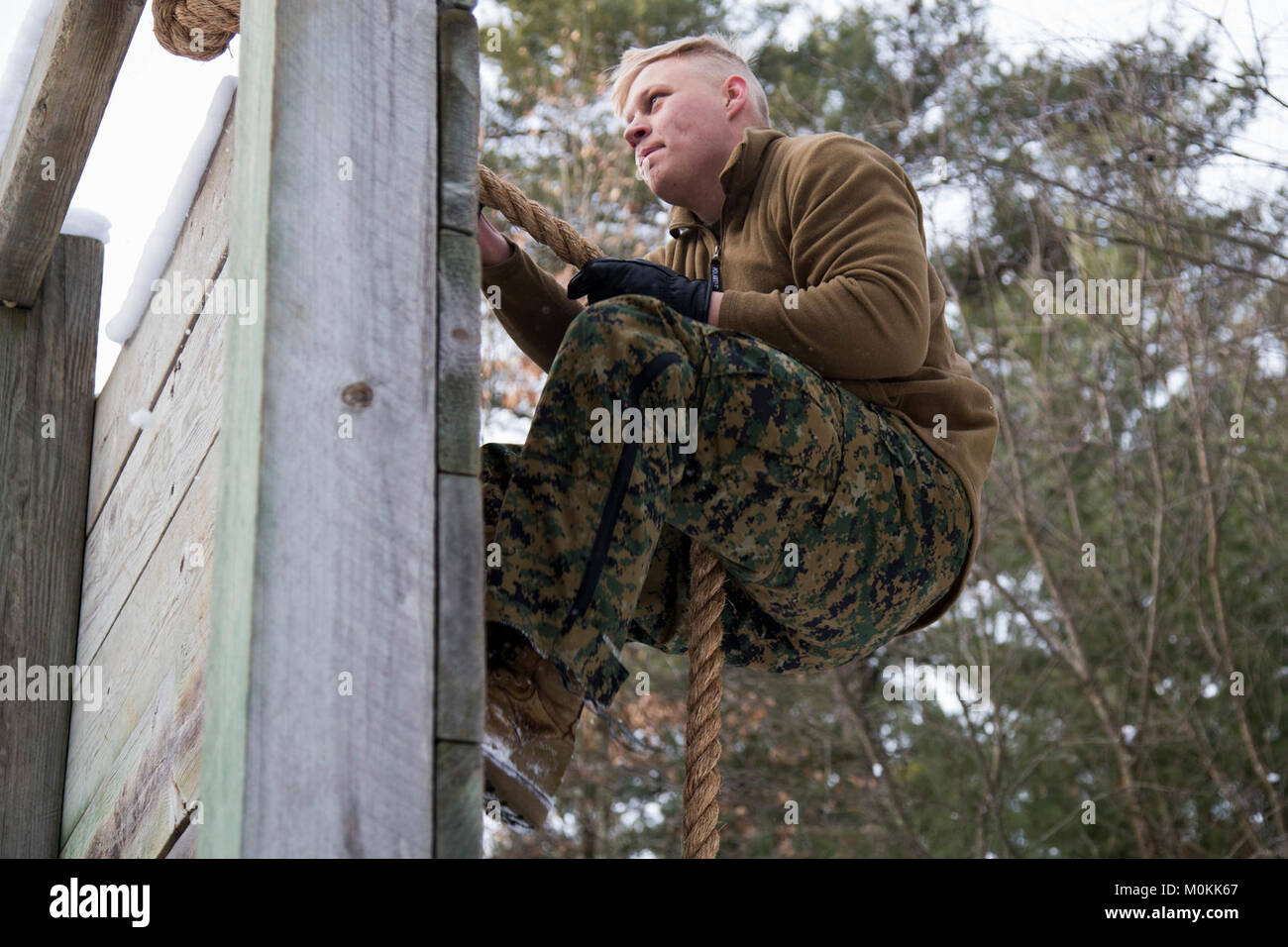 U.S. Marine Corps Lance Cpl. Paul Terrafino, a field radio operator ...