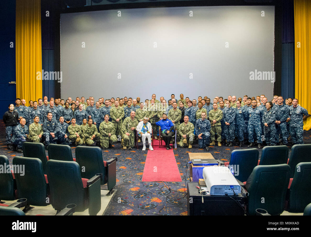 SAN DIEGO (Jan. 16, 2017) Ray Chavez, the oldest living Pearl Harbor ...