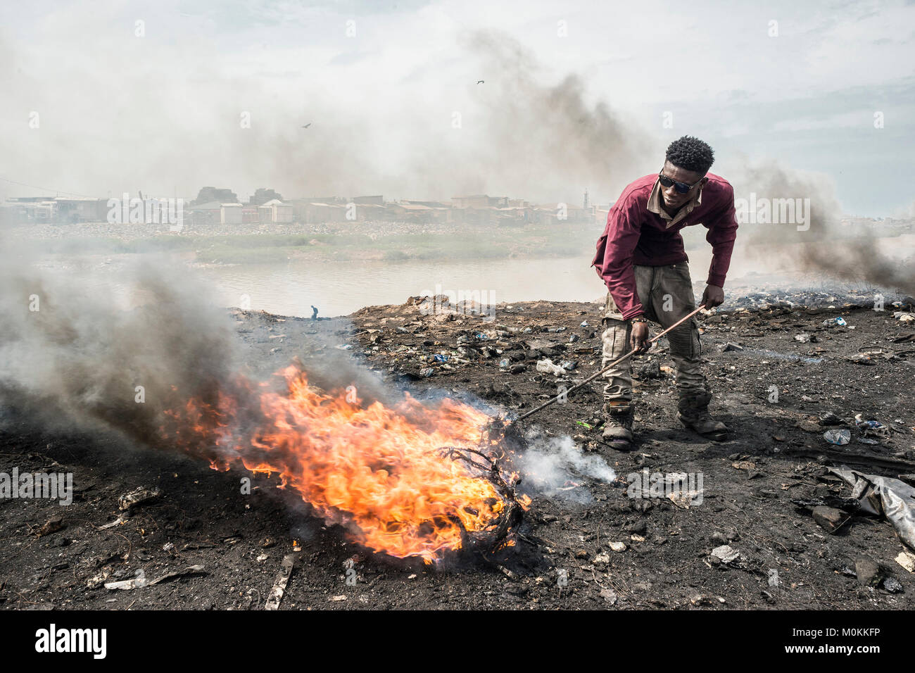 Accra, Ghana. 16th June, 2017. In the outskirts of Accra there is the ...