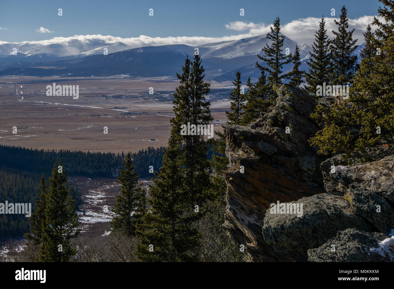 Twin Cone Peak, overlooking South Park, Colorado Stock Photo - Alamy