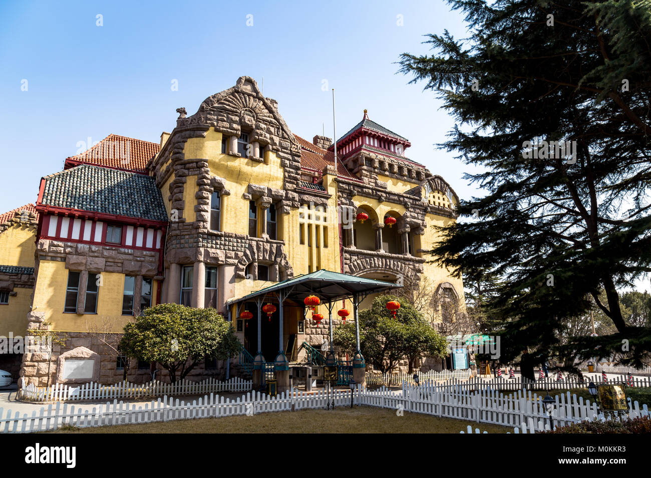 Old Governor's House from the German Colonial era in Qingdao, China ...