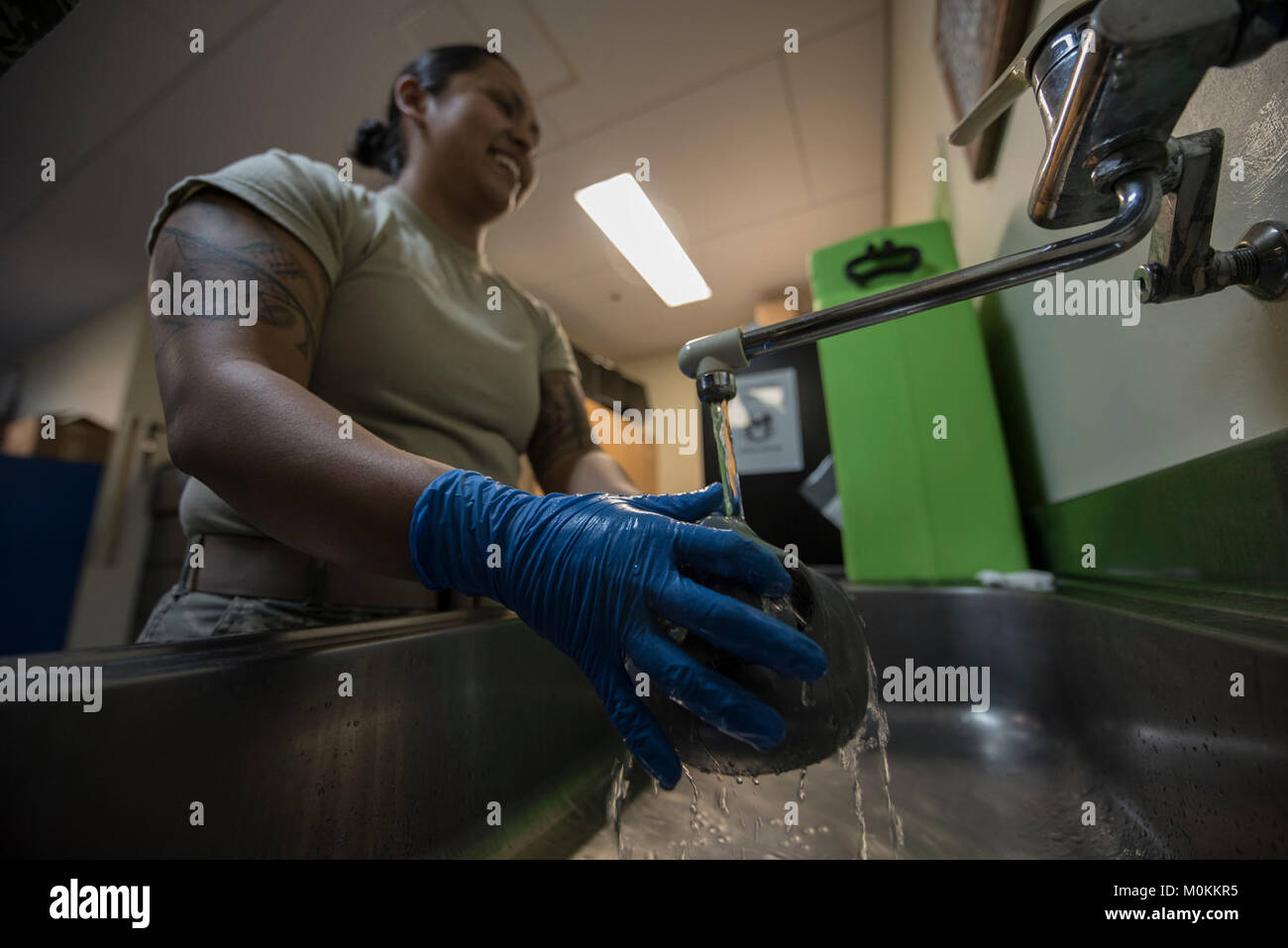 U.S. Air Force Airman 1st Class Denise McCarthy, 44th Fighter Squadron ...