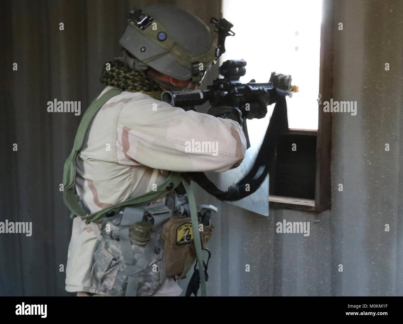 FORT IRWIN, Calif. – Trooper of the 11th Armored Cavalry Regiment ...