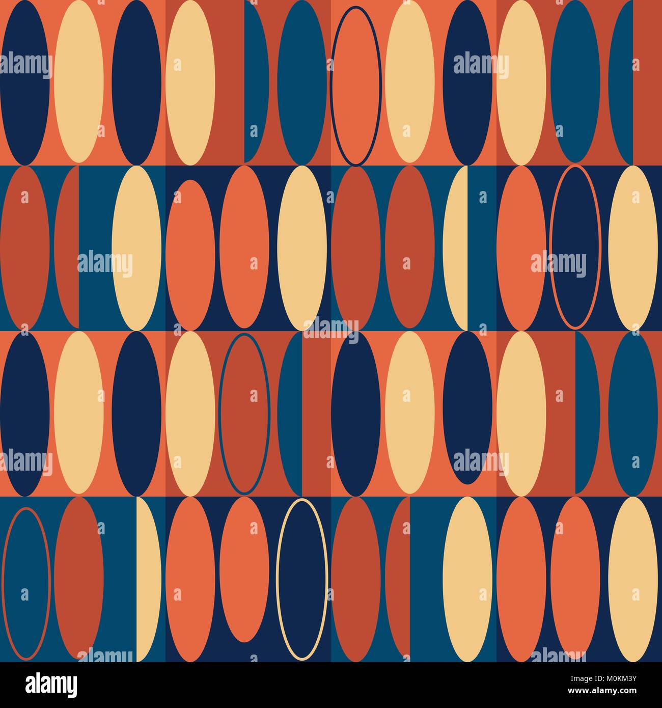 A , seamless, repeat pattern of ovals, in the Scandinavian style Stock ...