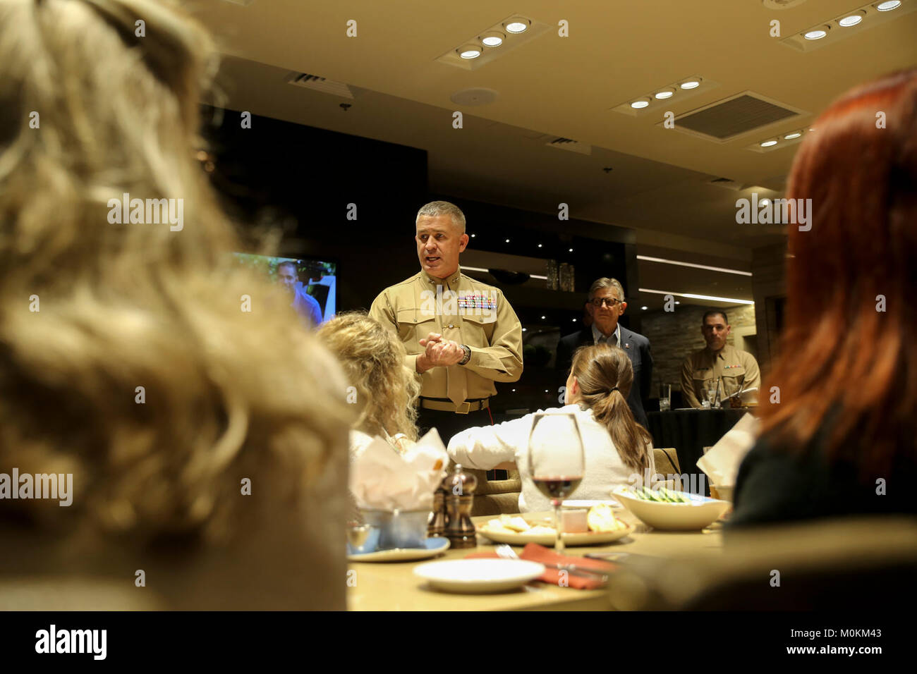 U.S. Marine Corps Major General Paul Kennedy announces a new ...