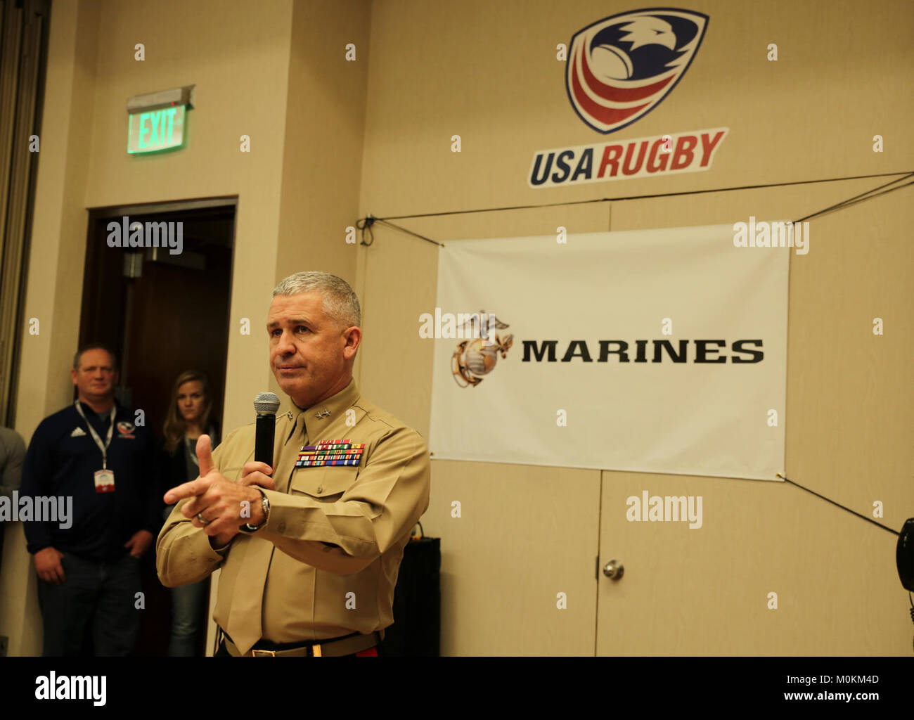 U.S. Marine Corps Major General Paul Kennedy, the commanding general of ...