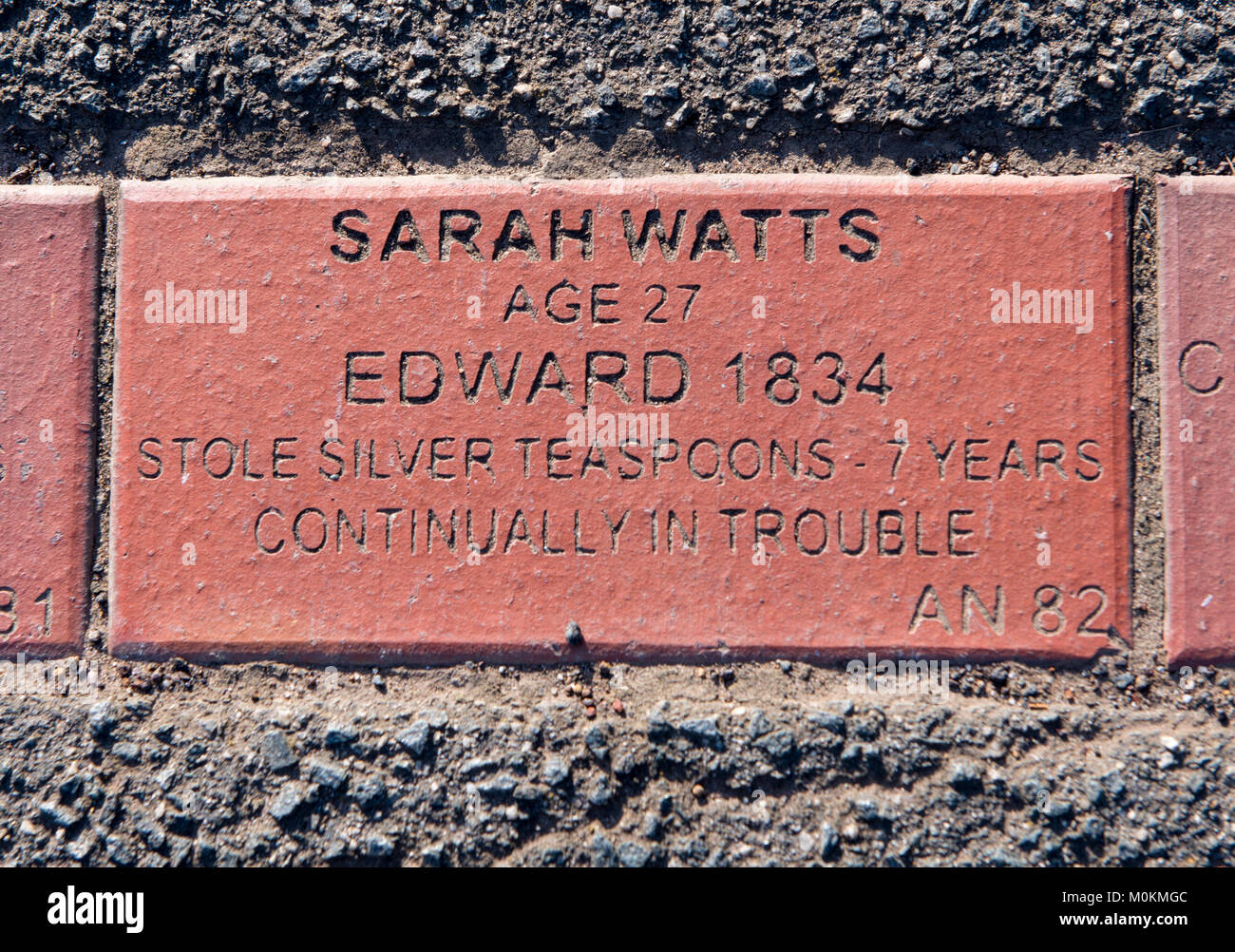 The Campbell Town Convict Brick Trail is a memorial to prisoners ...