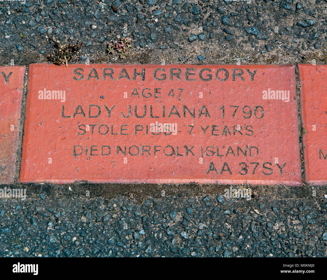 The Campbell Town Convict Brick Trail is a memorial to prisoners ...