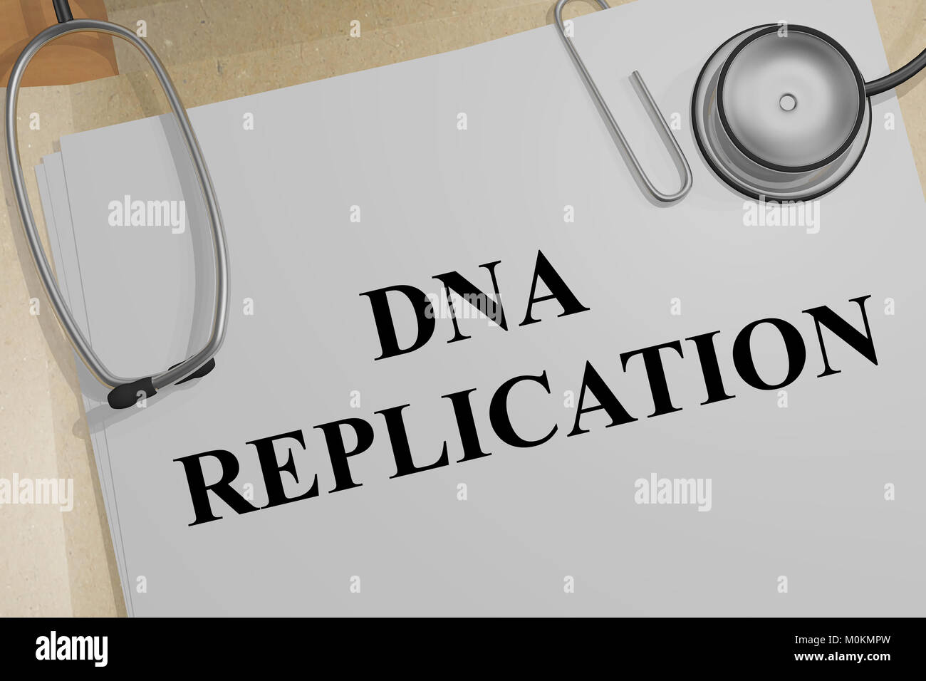 3d dna replication model hi-res stock photography and images - Alamy