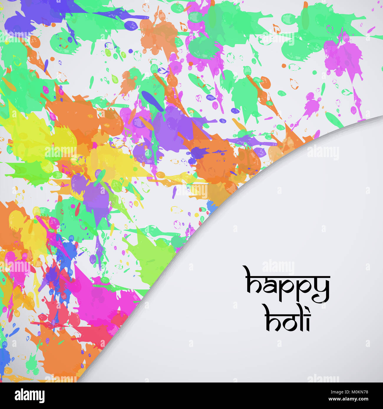 illustration of Hindu festival Holi Background Stock Photo - Alamy