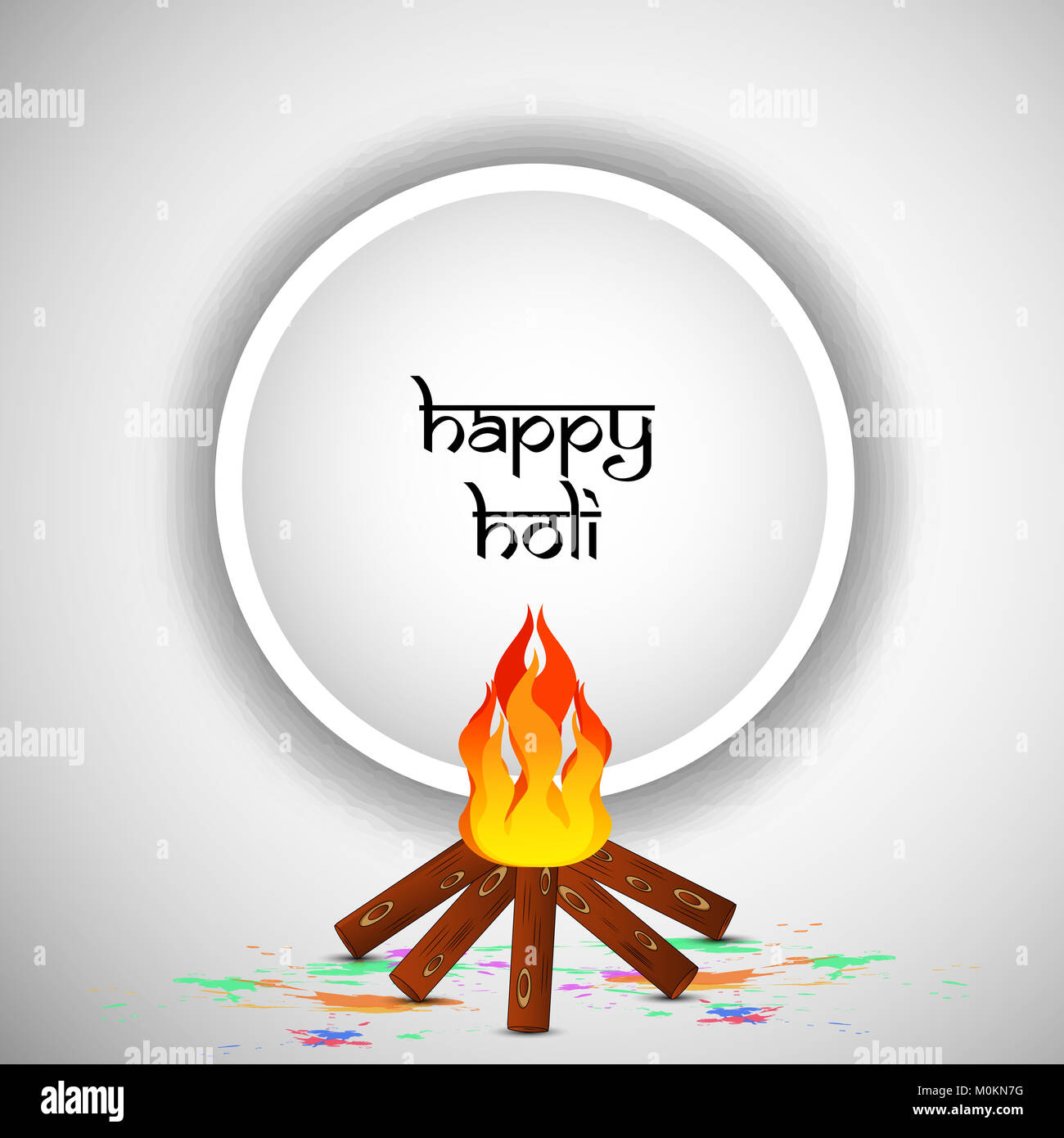 illustration of Hindu festival Holi Background Stock Photo - Alamy