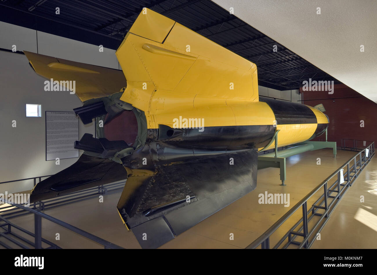 V-2 German WW2 rocket at Missile Park at White Sands Range Museum near ...
