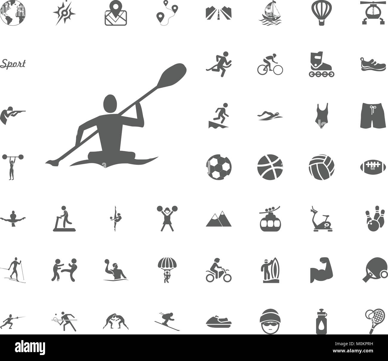 Boating pictogram hi-res stock photography and images - Alamy