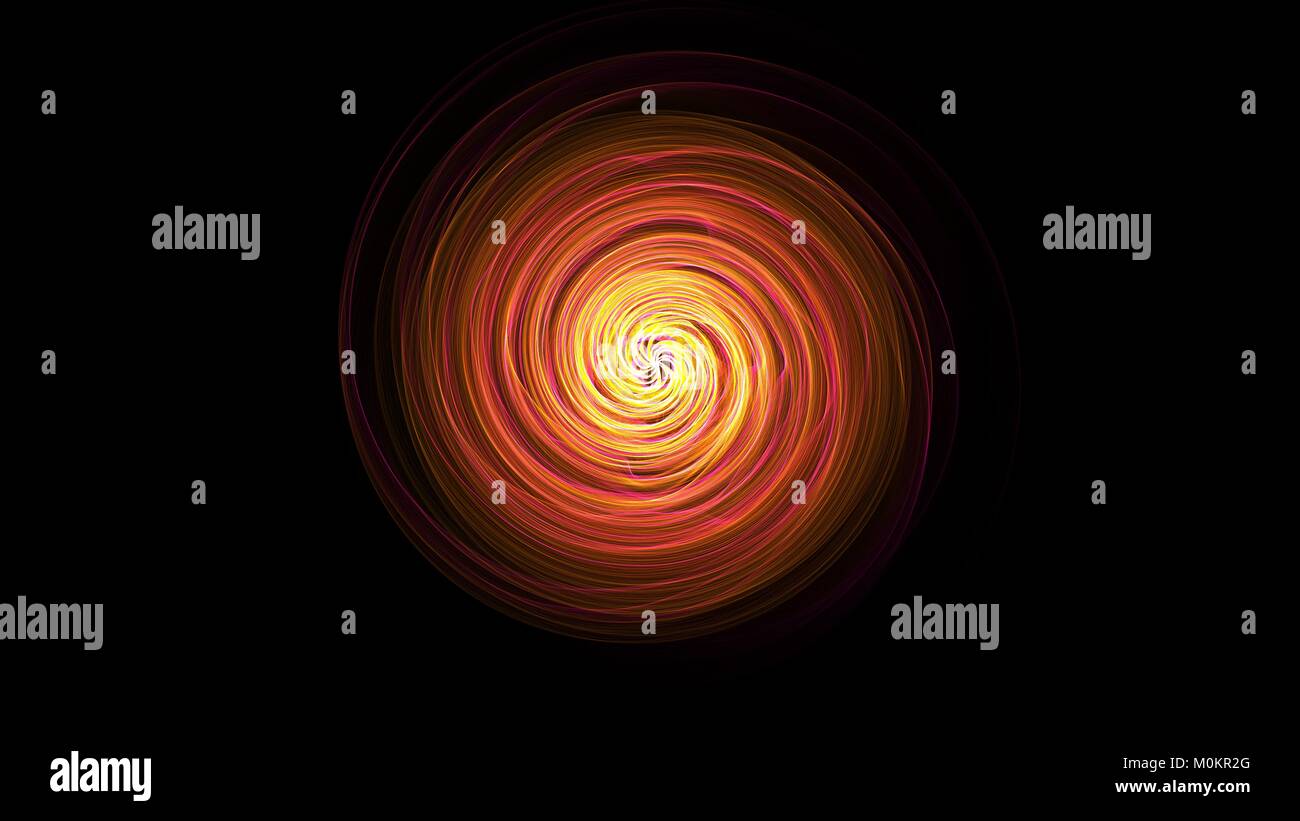 Abstract background. Abstract fire spiral on dark background. Flame ...
