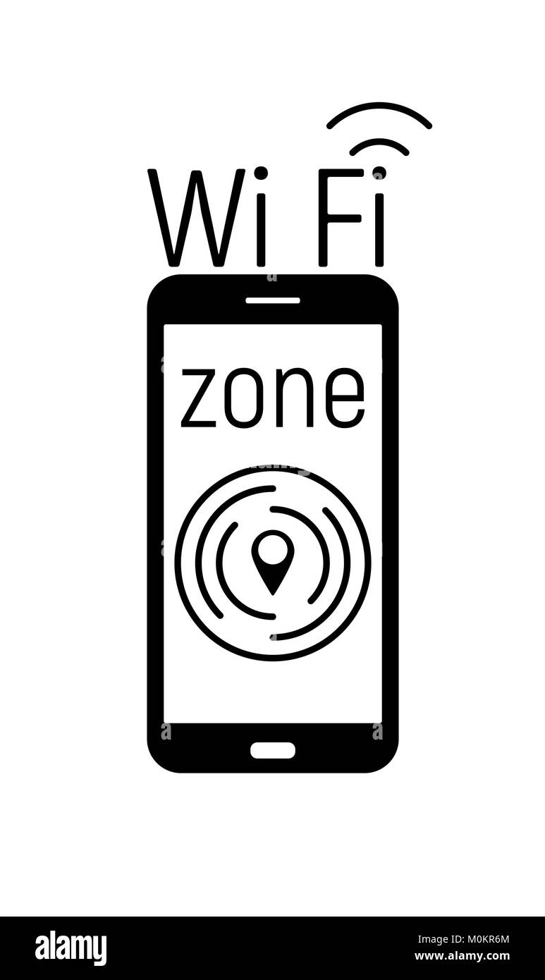 Cell free zone Stock Vector Images - Alamy