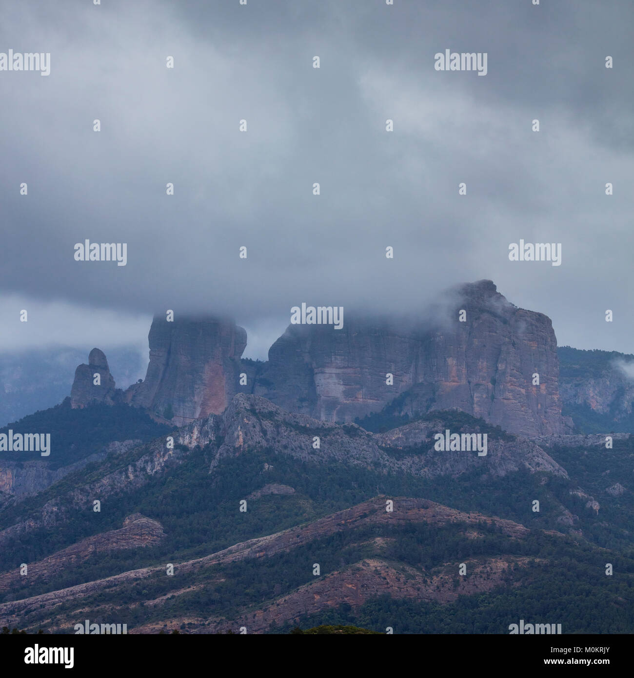 En Benet Rocks, The Ports, Terres de l'Ebre, Tarragona, Catalunya ...