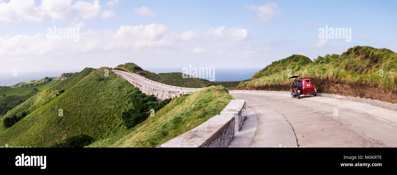 Scenic road at Vayang Rolling Hills, Batanes, Philippines Stock Photo ...