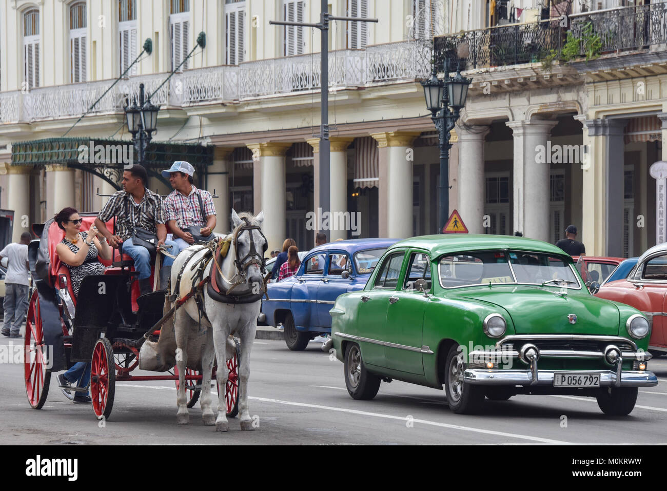Carriage Old Havana Cuba Stock Photo - Alamy