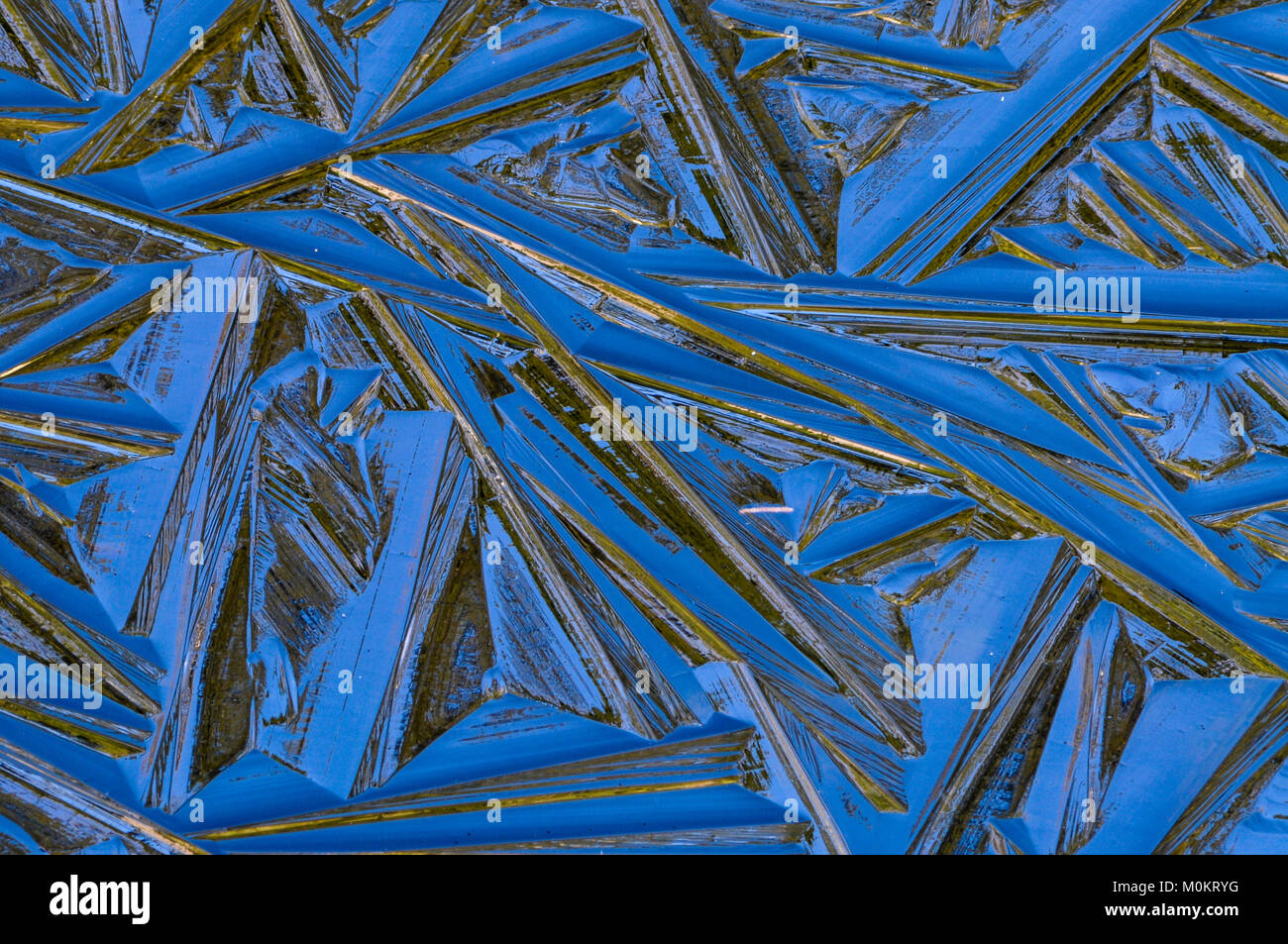 Ice Patterns, Ferris Lake Wild Forest, Adirondack Forest Preserve, New ...