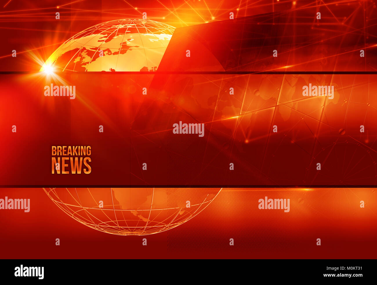 Red News Background