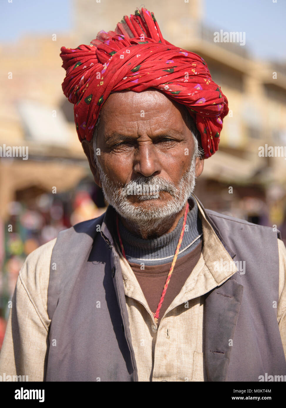 The colourful turbans of Rajasthan, India Stock Photo - Alamy