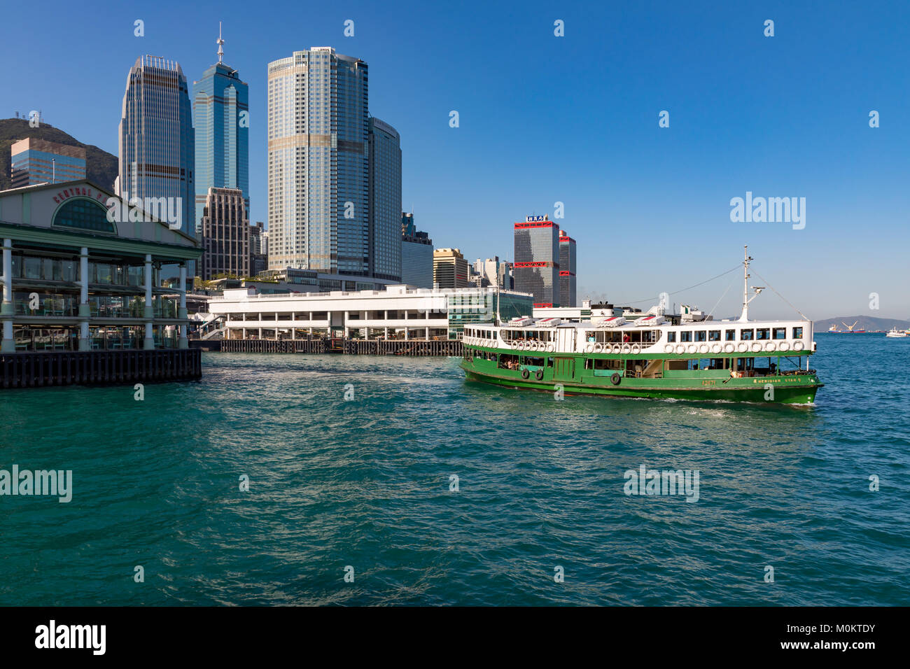 Hong kong china ferry terminal hi-res stock photography and images - Alamy