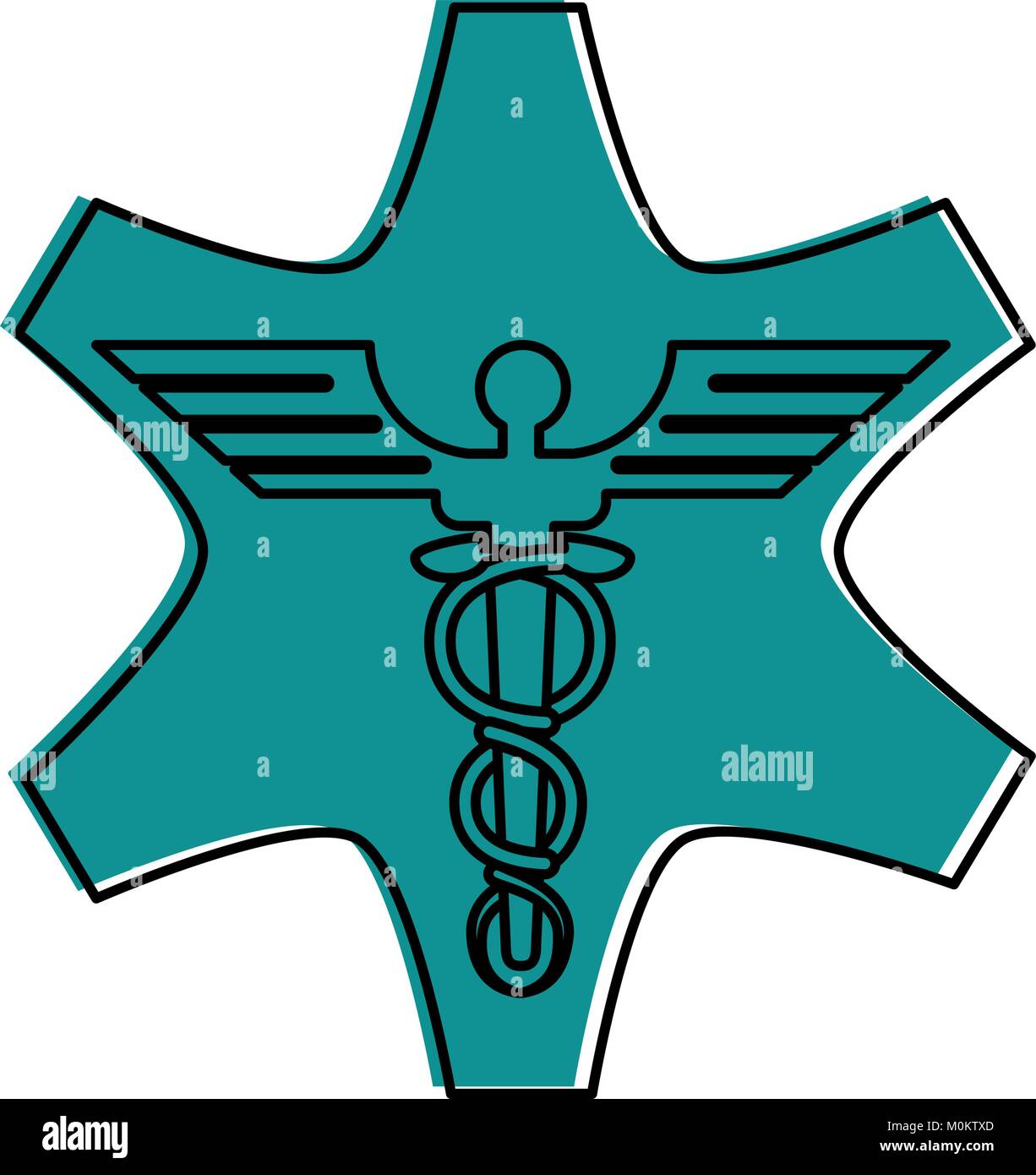Caduceus medical symbol Stock Vector Image & Art - Alamy