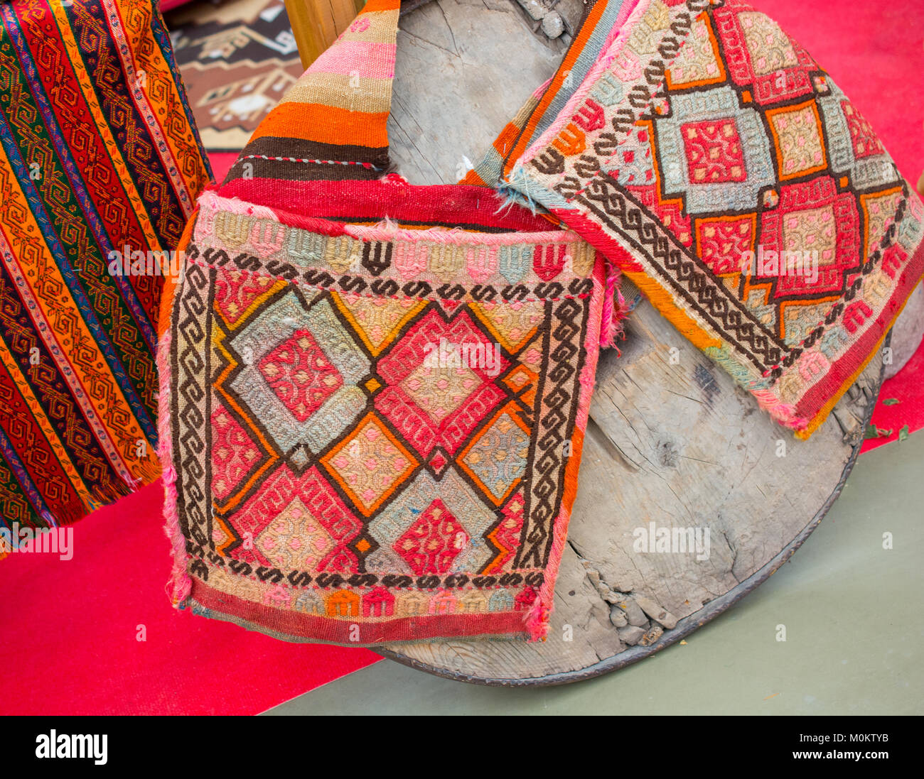 Traditional turkish handmade bag Stock Photo - Alamy