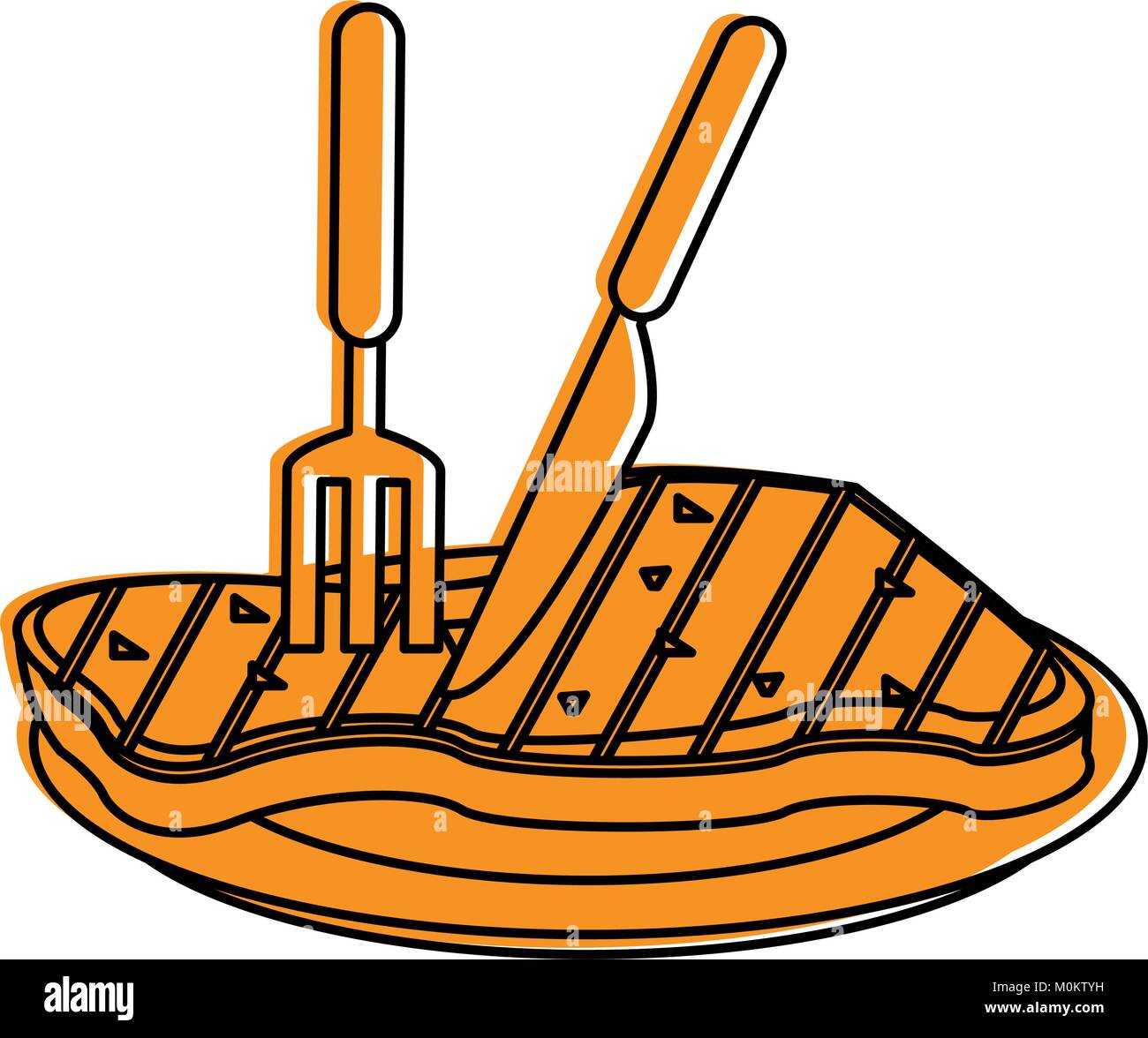 Beat our meat Stock Vector Images - Alamy