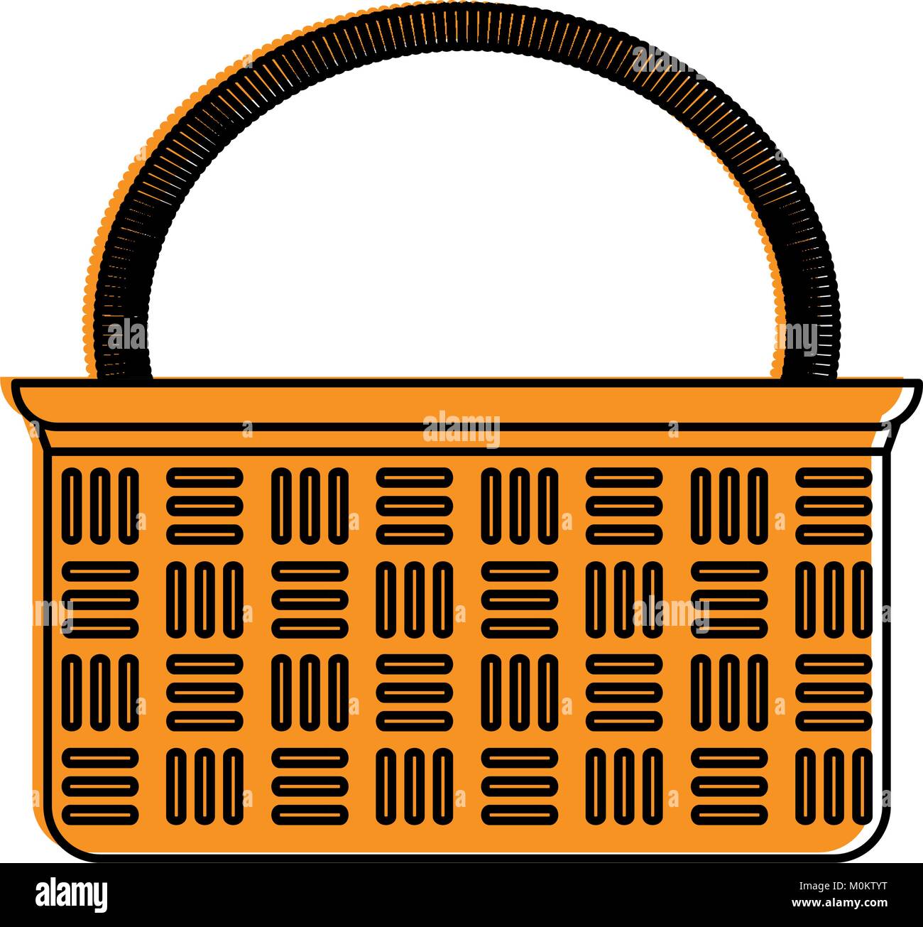 Empty hamper basket Stock Vector Image & Art - Alamy