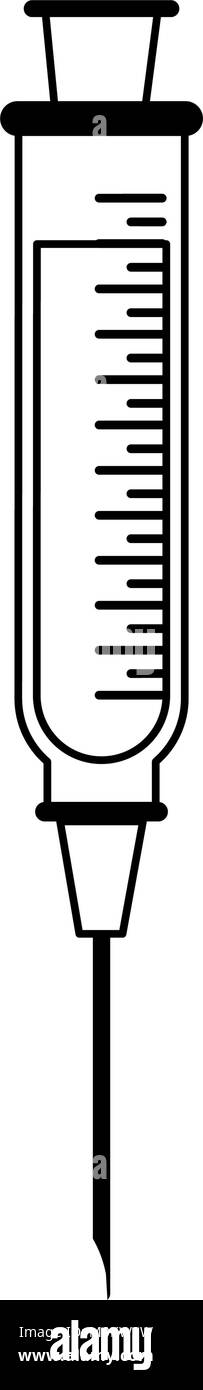 Syringe heroin on black Stock Vector Images - Alamy