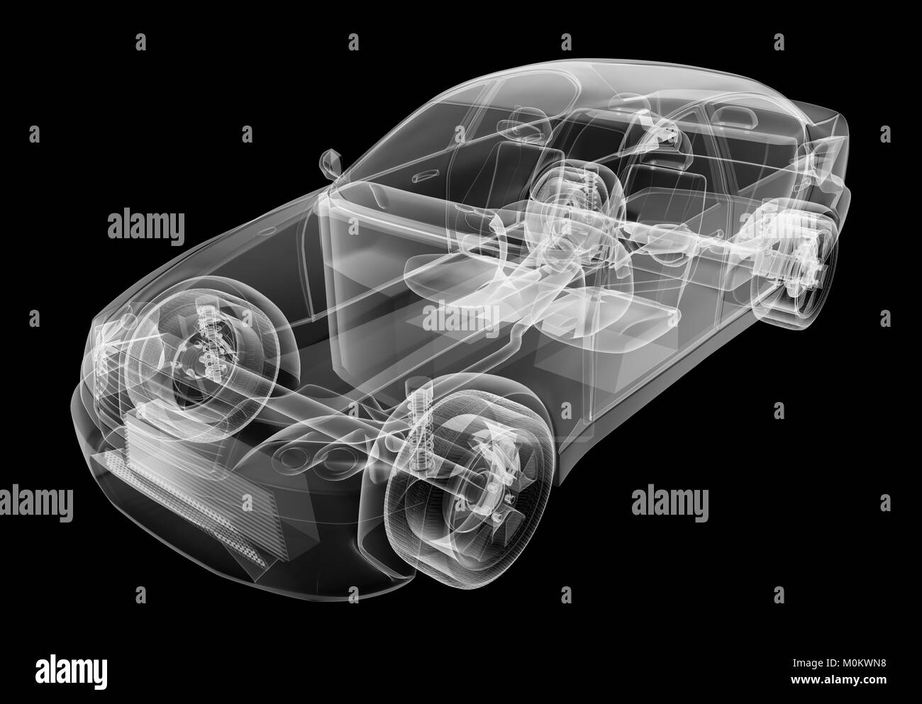 Headlight light car isolated 3d hi-res stock photography and images - Alamy