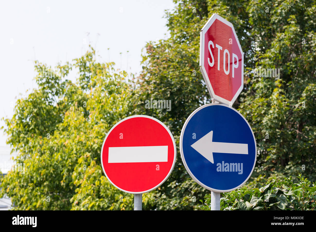 Same traffic signs hi-res stock photography and images - Alamy