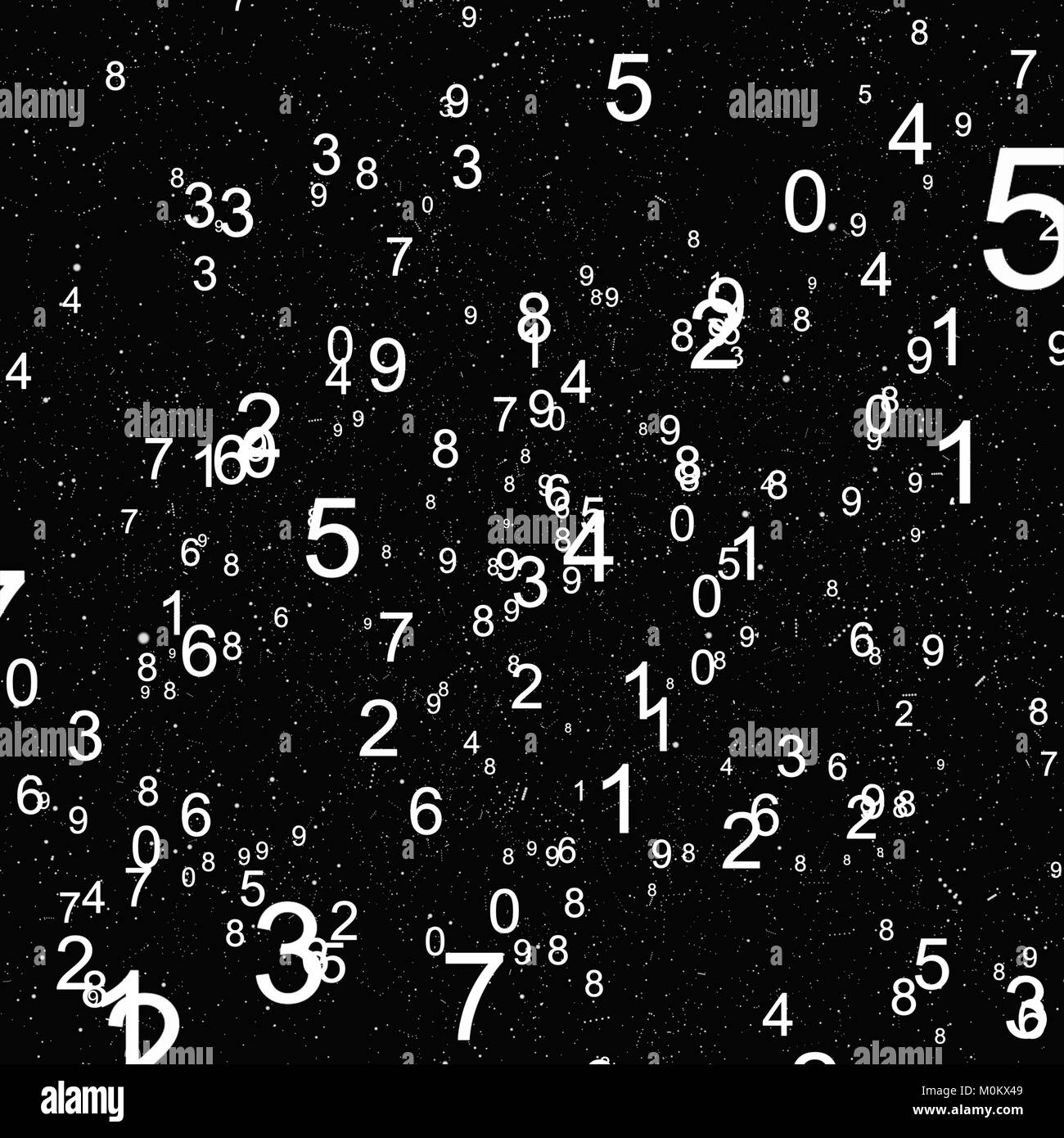 Number count learning poster Black and White Stock Photos & Images - Alamy