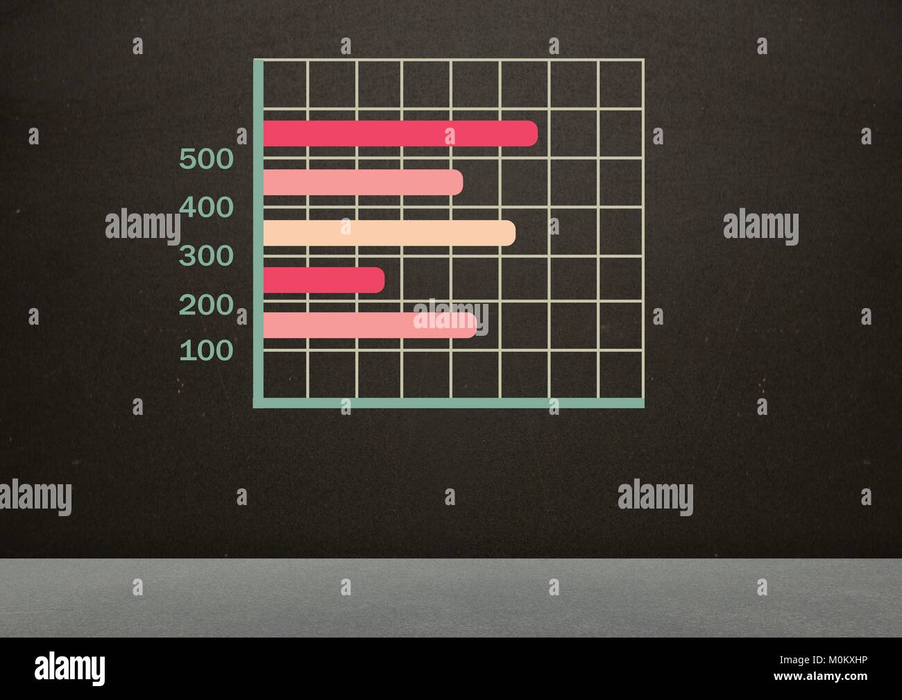 colorful grid chart statistics Stock Photo - Alamy