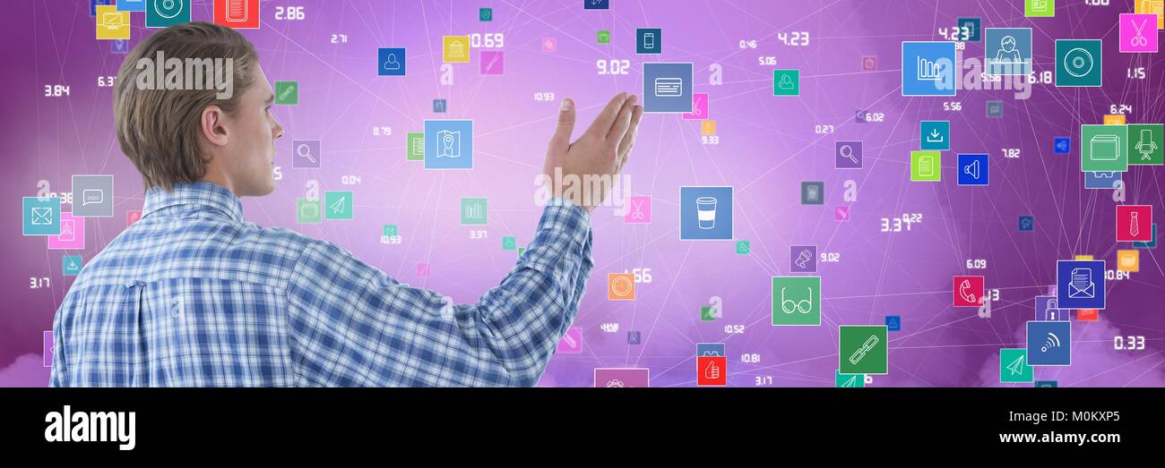 Man clicks colourful pictures Stock Photo - Alamy