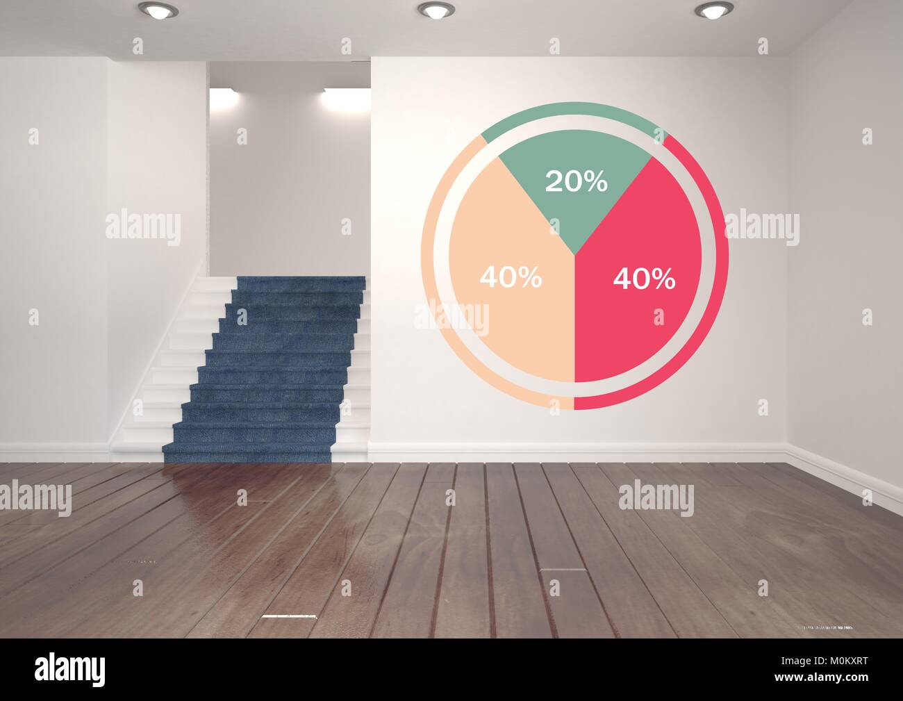 colorful chart statistics Stock Photo - Alamy
