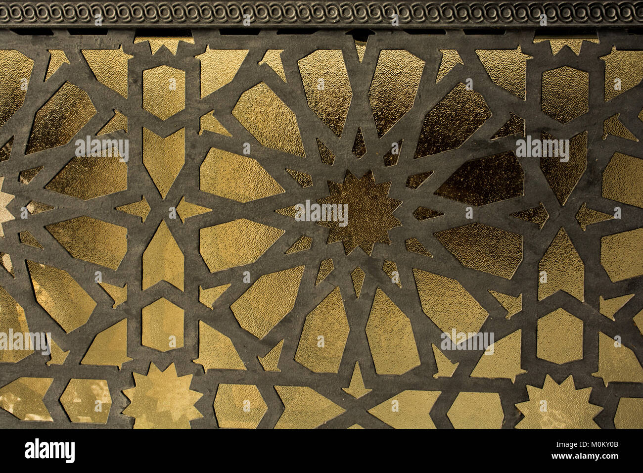 Example of Ottoman art patterns applied on metals Stock Photo - Alamy