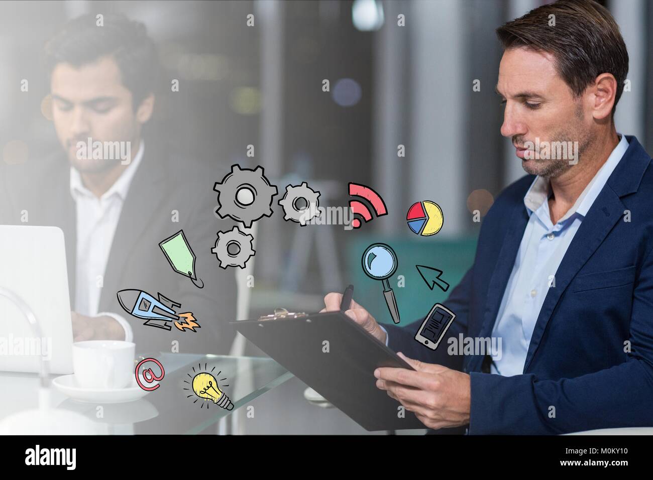 Computer overlays hi-res stock photography and images - Alamy