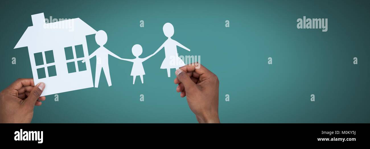 Family cut out paper hi-res stock photography and images - Alamy
