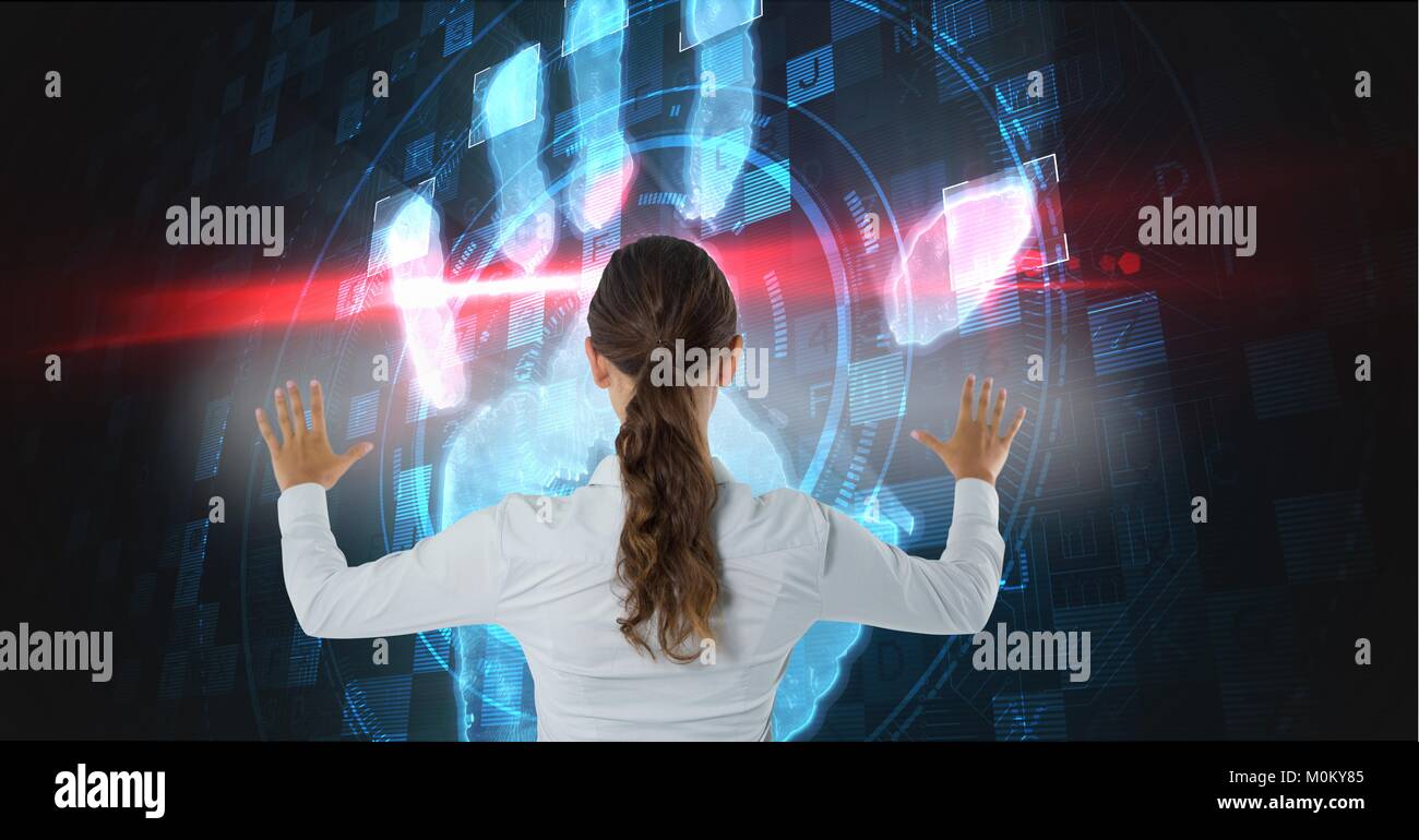 Handprint icon hi-res stock photography and images - Alamy